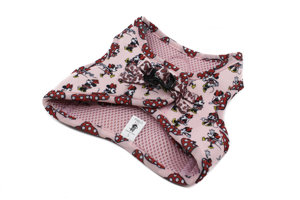 Minnie Mouse & Flowers: Step In Cat Harness – Pablo & Co. Boutique