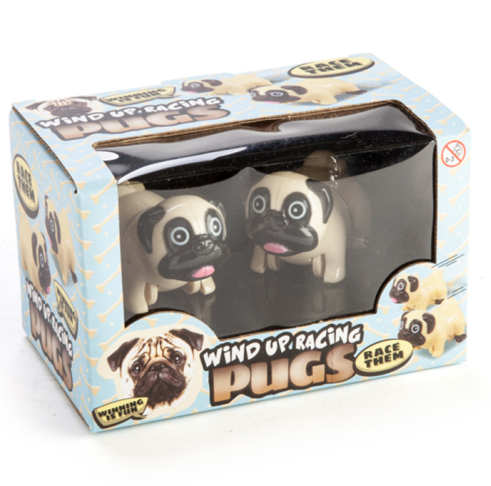 Wind Up Racing Pugs – Pablo & Co. Boutique